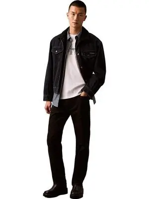 Calvin Klein Standard Straight Jeans - Forever Black