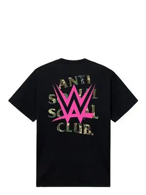 ANTI SOCIAL SOCIAL CLUB X Wwe Lockout Tee Shirt - Black