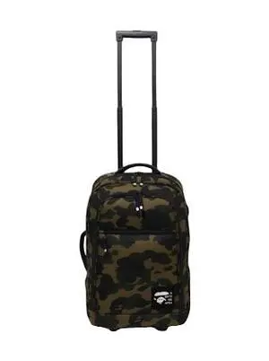 A BATHING APE 1st Camo Cordura Travel Luggage - Green