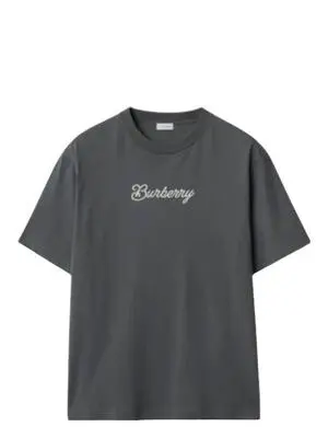 Burberry Wordmark T-shirt - Magnet