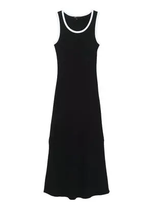 Maje Jersey Tank Dress - Black