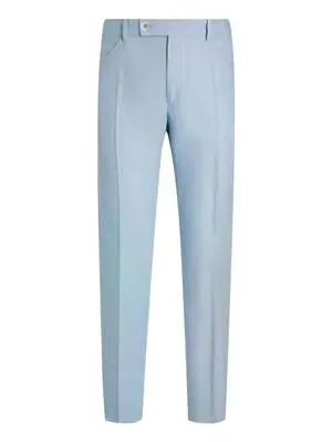 Dolce & Gabbana Linen Trousers - Blue