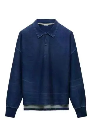 Loewe Long-sleeve Polo Shirt - Blue