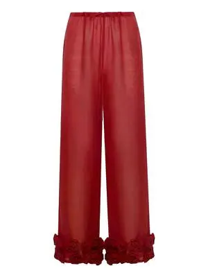 Oseree Trousers - Red