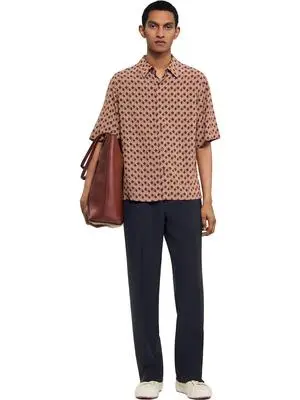 Sandro Rope Print Shirt - Terra