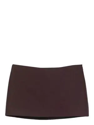 Khaite Jett Mini Skirt - Purple