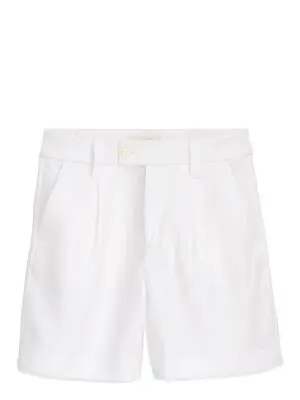 ALEX MILL Pleated Linen Shorts - Off White