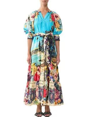 Camilla Tiered Shirt Dress - Bathing Bombshell