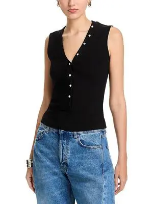 Generation Love Zoelle Rib Tank Top Black