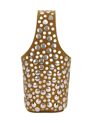 Khaite Livia Small Multi Stud Bag - Mud