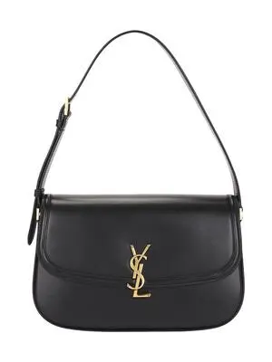 Saint Laurent Saint Laurent Large Solferino Bag Nero