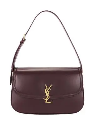 Saint Laurent Large Solferino Shoulder Bag Hot Wine