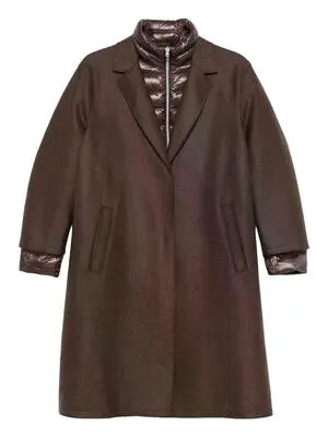 Herno Double-layered Coat - Brown