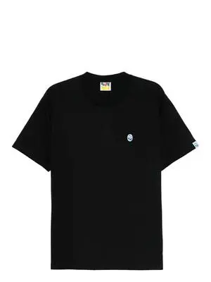 A BATHING APE Logo-embroidered T-shirt - Black