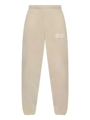 SPORTY & RICH Slogan-print Track Pants - Neutrals
