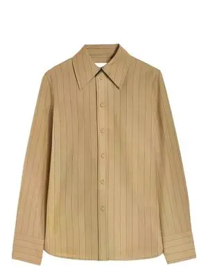 JIL SANDER Wool Shirt - Brown