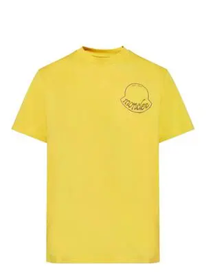 Moncler Logo-print T-shirt - Yellow