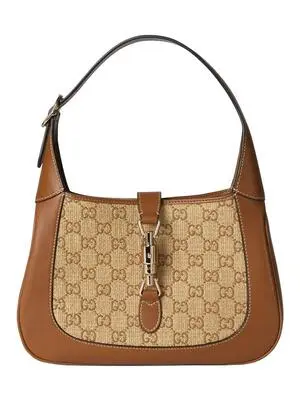 Gucci Jackie 1961 Raffia Handbag - Beige