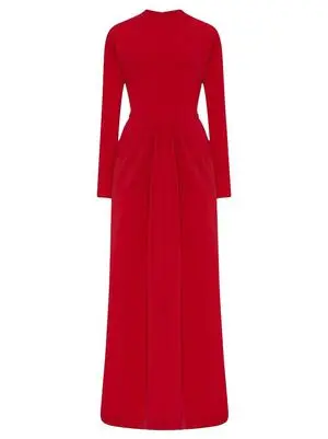 THE ROW Anselm Maxi Dress - Red