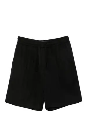 LOW BRAND Drawstring-waist Shorts - Black