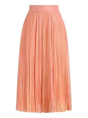 Dolce & Gabbana Pleated Midi Skirt - Pink