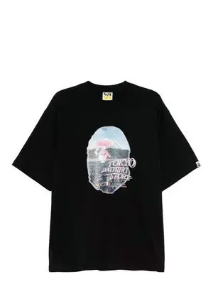 A BATHING APE Logo-printed T-shirt