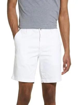 Ag Wanderer 8.5-inch Stretch Cotton Chino Shorts - White