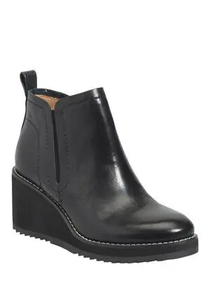 SOFFT Emeree Wedge Bootie - Black Leather