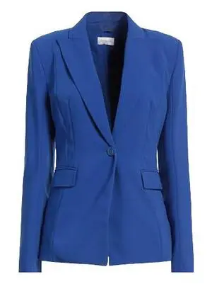 Patrizia Pepe Single-breasted Blazer - Blue