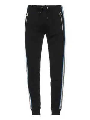 BIKKEMBERGS Pants Size Cotton, Elastane, Polyester - Black