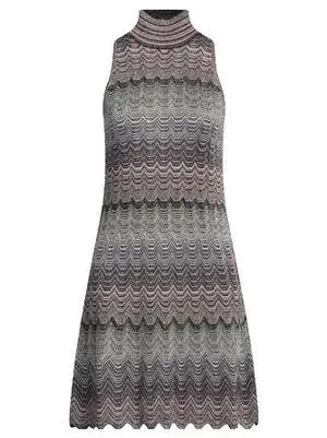 Missoni Mini Metallic Knit Dress - Pink