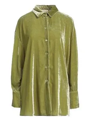 SEMICOUTURE Shirt In Viscose And Polyamide - Green