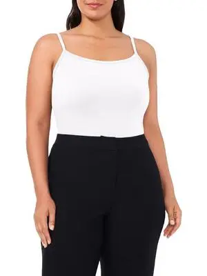 Halogen Absolute Stretch Cotton Camisole - Bright White