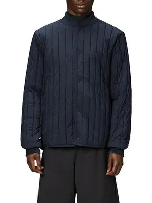 Rains Banja Water Repellent Bomber Jacket Liner - Navy