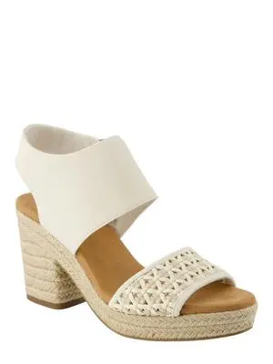 Toms Majorca Platform Sandal Natural Basket