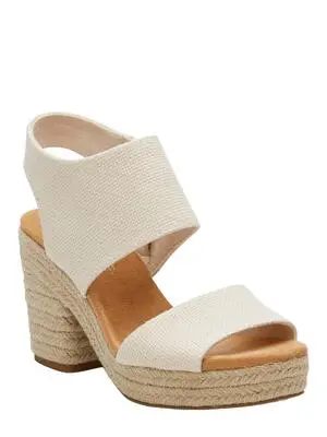 Toms Majorca Platform Sandal Natural