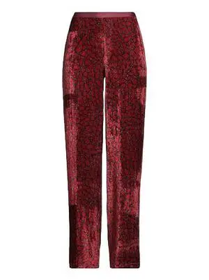 SIYU Wide Leg Corduroy Pants - Red