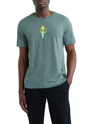 ROARK Mathis Core Performance Graphic T-shirt - Forest