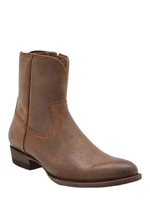 Frye Austin Western Boots - Brown - Dummy Leather