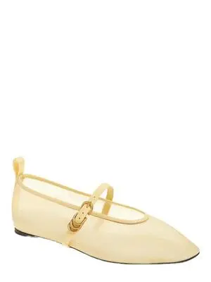 Rag & Bone Spire Mesh Mary Jane Flat - Honey