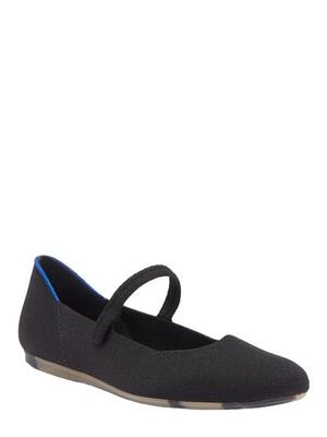 Rothy's Square Mary Jane Flats - Black