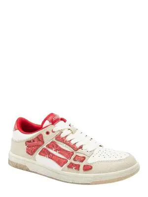 Amiri Bandana Skeleton Low Top Sneakers Varsity Red