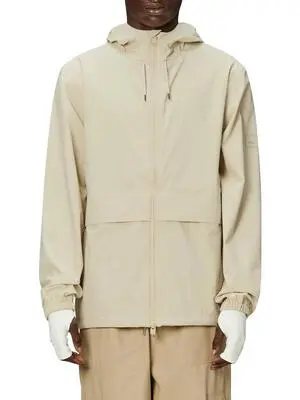 Rains Suva Waterproof Hooded Raincoat Dune