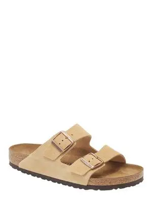 BIRKENSTOCK Arizona Soft Slide Sandal Latte Cream