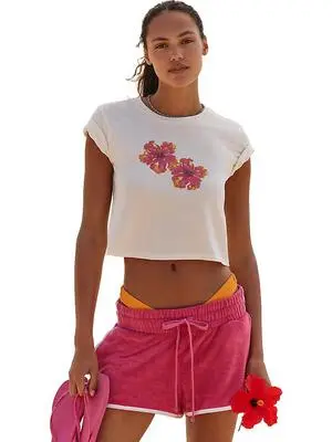 L*Space Cotton Crop Baby T-shirt - Maui Babe