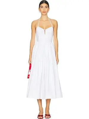 SANS FAFF Como Poplin Cotton Dress - White