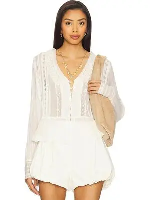 Free People Elodie Blouse - Ivory