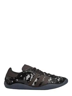 Adidas Originals By Alexander Wang Wales Bonner Karintha Lo Sequined Sneakers - Silver
