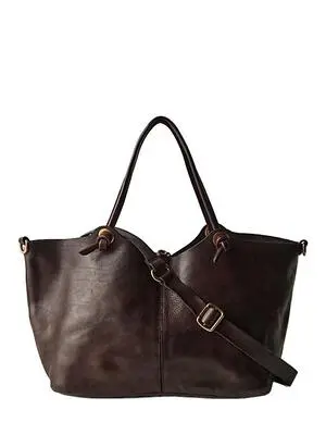 CAMPOMAGGI Knot Tote Bag Brown