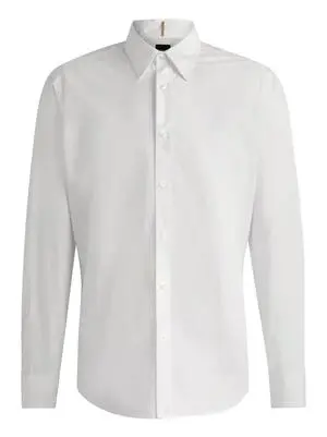 BOSS Cotton Shirt - White
